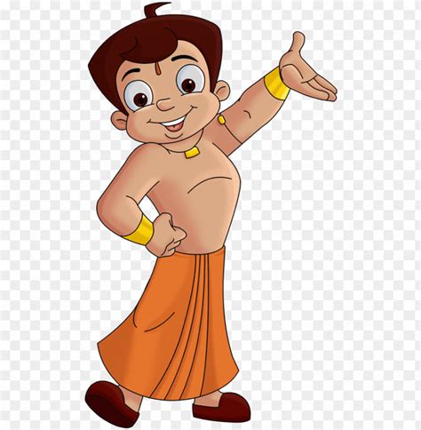 Chota Bheem Left Hand Chota Bheem Cartoon PNG Image With Transparent Background TOPpng