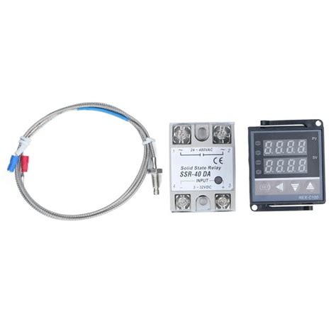 Temperature Controller Pid Solid State Relay Temp Sensing Thermocouple