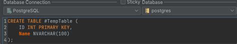 How To Create A Temporary Table With Sql