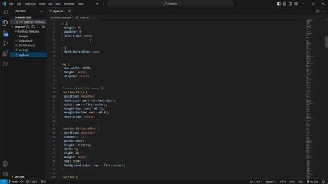 portfolio on html css for fresher computer science engineers youtube
