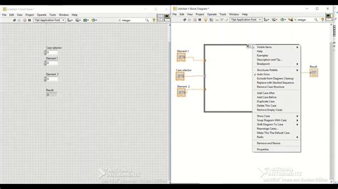 Labview Case Structures Simple Example Youtube