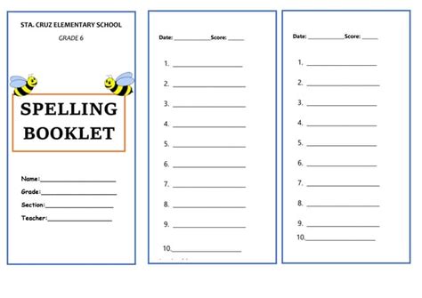 Spelling Bookletdocx