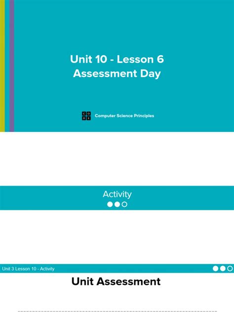Csp Algorithms Lesson 6 Assessment Pdf