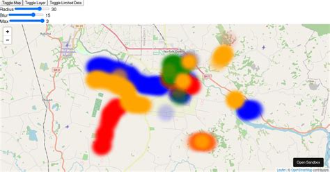 React Leaflet Heatmap Layer Examples Codesandbox