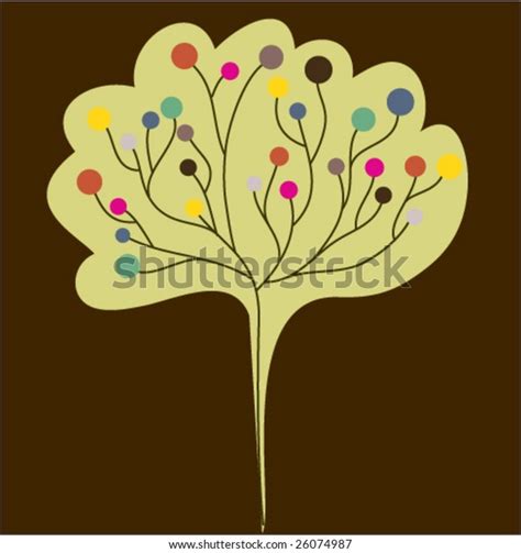 Simple Tree Design Stock Vector Royalty Free Shutterstock