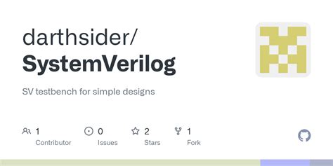 GitHub Darthsider SystemVerilog SV Testbench For Simple Designs