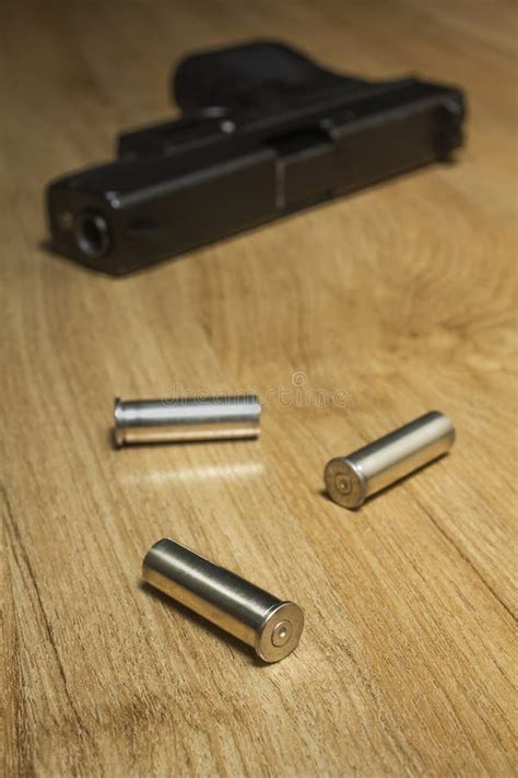 Crime Scene Investigation 357 Magnum Bullet Casing As A Piece Of
