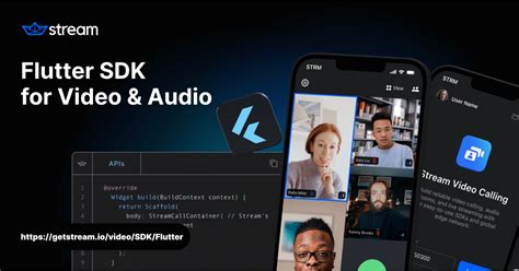 flutter video and audio sdk