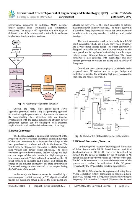 Modeling And Simulation Of Solar System With Mppt Based Inverter And