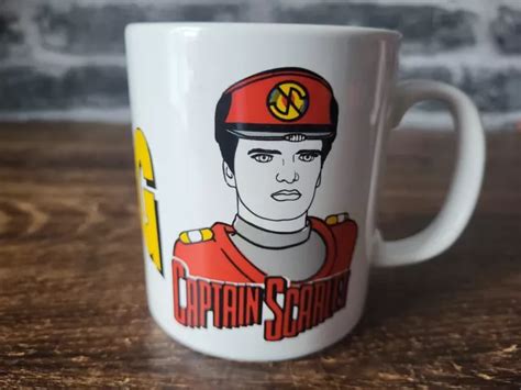 Rare Itc 1993 Captain Scarlet Sig Kiln Craft Staffordshire Tableware