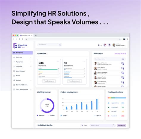 Hr Erp System Ui Case Study Behance Hr Erp System Ui Case Study Behance