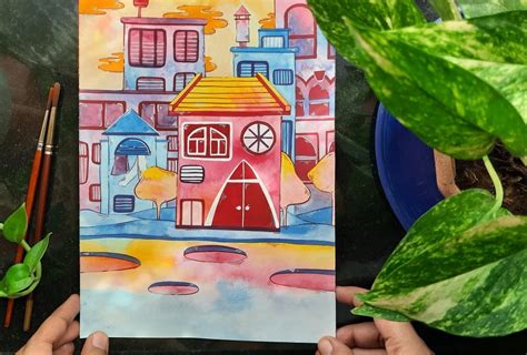 Creating Colorful Urban Landscapes Skillshare Student Project