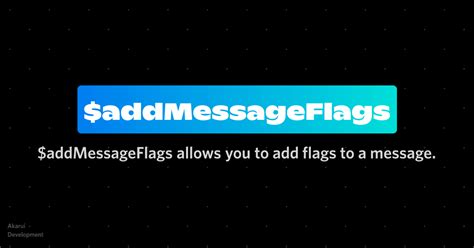 Addmessageflags Aoijs — Documentation