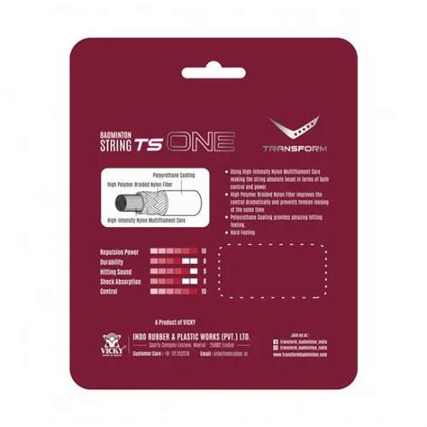 Transform String Ts One Tbs 42002 String Kibi Sports Kibi Sports Private Limited At Rs