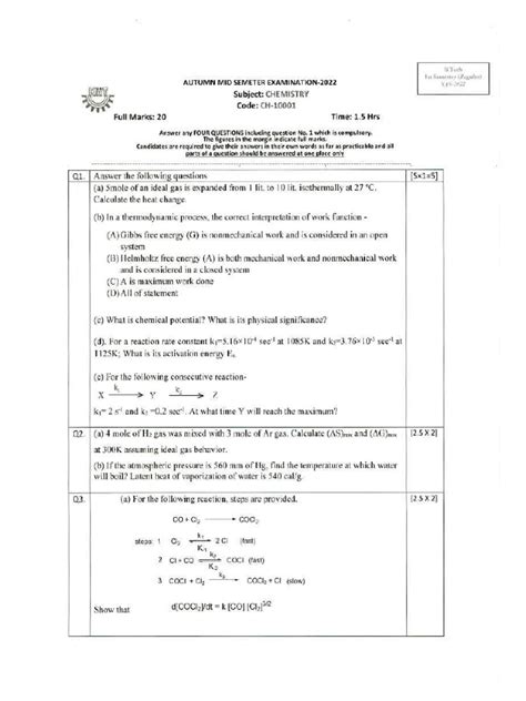 1st mid sem ch 10001 pdf