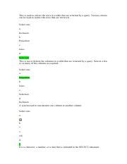 Database Management System Midterm Exam Pdf This Is Used To Selects The Rows In A Table That