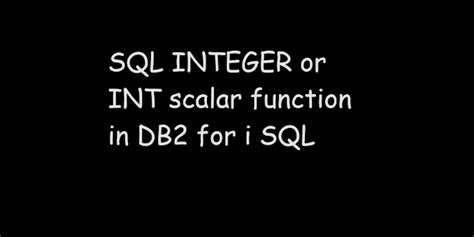 As400 And Sql Tricks