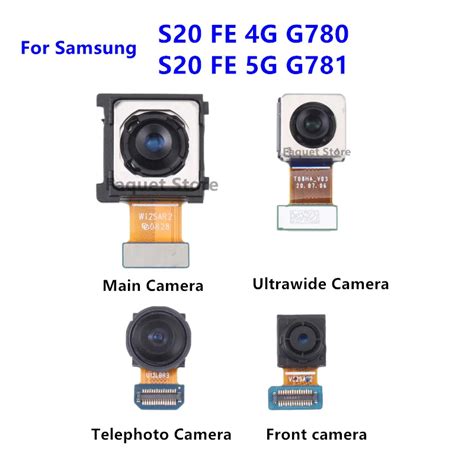 Original Rear Front Camera For Samsung Galaxy S20 FE 4G 5G Lite Frontal