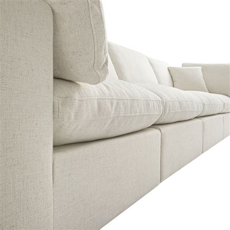 Lutyens Beige Linen Blend Modular Sofa 4 Piece Daals