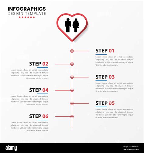 Infographic Design Template Timeline Concept With 6 Steps Can Be Used For Workflow Layout