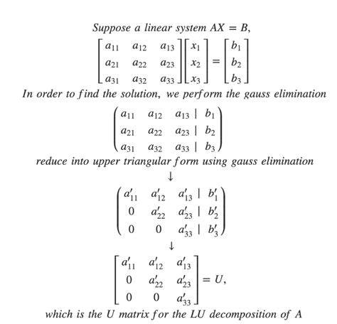Linear Algebra 11 Lu Decomposition By Temp Jun Devpblog Medium