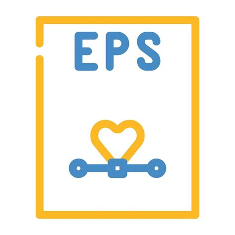 Eps File Format Document Color Icon Vector Illustration 20670977 Vector