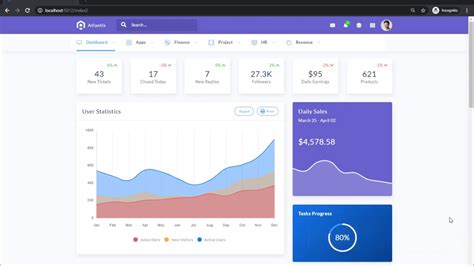 Flask Dashboard Atlantis Pro Admin Panel Coded In Flask Appseed Youtube