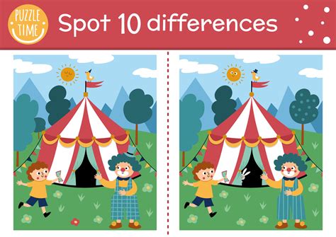 Spot The Difference Educational Images Picstank