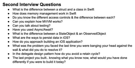 James Sedlacek On Linkedin Iosdevelopment Interviewquestions