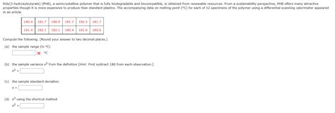 Solved In An Article Compute The Following Round Your Chegg