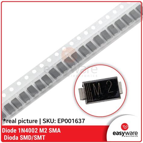 Jual Diode 1n4002 M2 Sma Do 214ac 1n4002 Smd M2 Dioda Smd Di Lapak