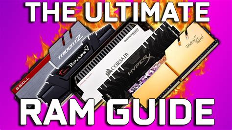 Ddr4 Ram Speed Vs Latency Rank Timings Oc And Xmp Pc Guide Youtube