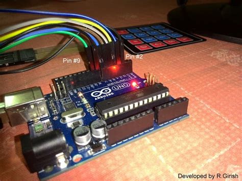 How To Interface 44 Keypad With Arduino Homemade Circuit Projects
