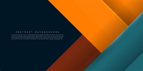 Black And Green And Orange Background Vector Overlap Layer On