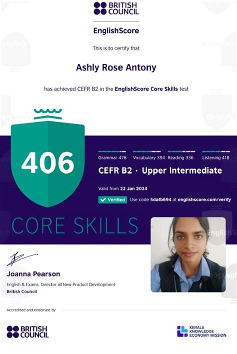 Ashly Rose Antony On Linkedin Languageproficiency Britishcouncilcertification Languageskills