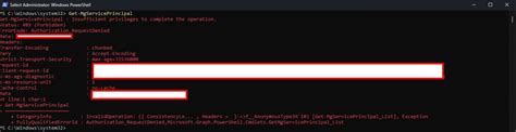 Resolving The ‘get Mgserviceprincipal Insufficient Privileges Error In Powershell