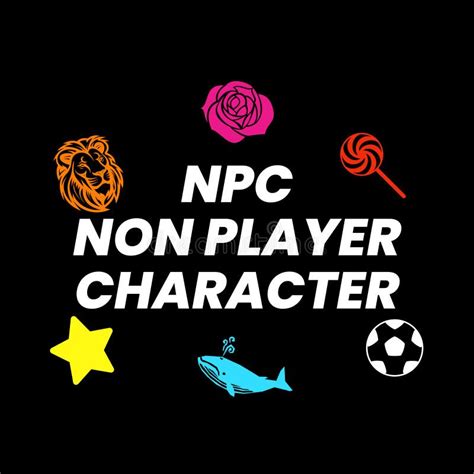 Illustration Of The Word Npc And T Icon An Npc That Is Going Viral In One Of The Social
