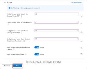 How To Configure Storage Sense Using Intune Prajwal Desai