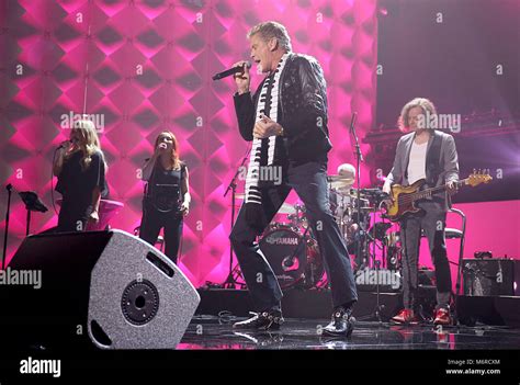 Bonn Germany 06 March 2018 Us Singer David Hasselhoff Singing During