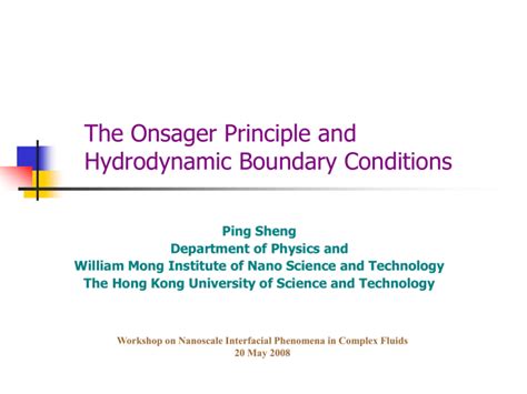 Non Slip Boundary Condition No Slip Boundary Condition