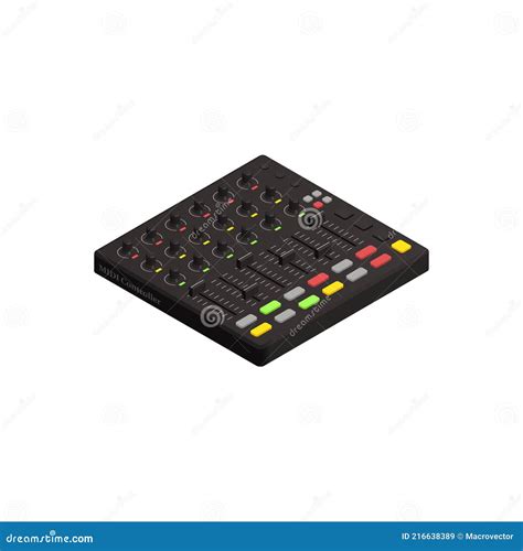 Midi Controller Icon Stock Vector Illustration Of Cable 216638389