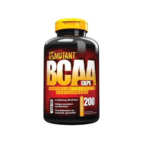 BCAA Caps de Mutant, (200 Cápsulas) - Sr Nutrition