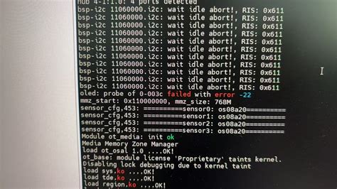 海鸥派i2c例程oled显示实现不了功能，boot Log里报错该如何解决问答易百纳技术社区
