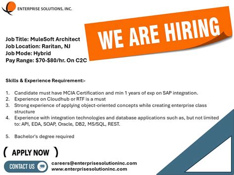 Enterprise Solutions Inc On Linkedin Hiring Solutionarchitect