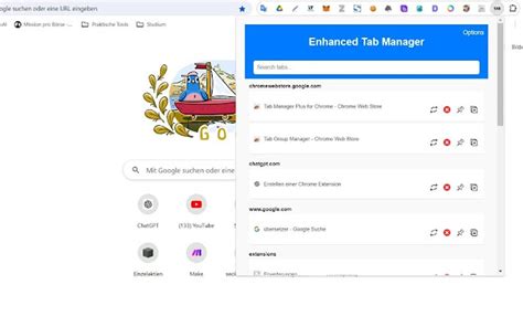 Enhanced Tab Manager For Google Chrome Extension Download
