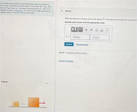 solved two blocks connected by a light horizontal rope sit