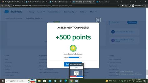 Trailhead Apex Basics And Database Write Soql Queries In Salesforce