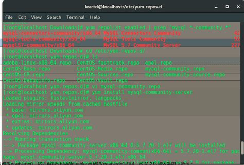 Centos7 Yum Install And Start Mysql