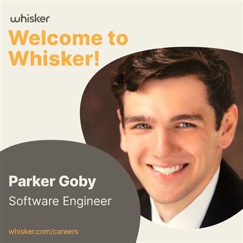 Whisker Welcome Softwareengineer Whisker