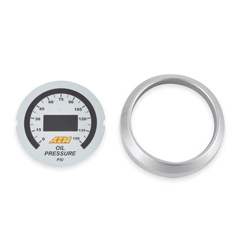 Aem Digital Oil Fuel Pressure Gauge 0 150 Psi Agm Performance